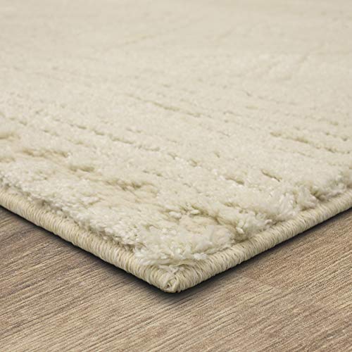 Mohawk Home Vado Modern Contemporary Geometric Sand 2' x 5' Area Rug Perfect for Living Room, Dining Room, Office