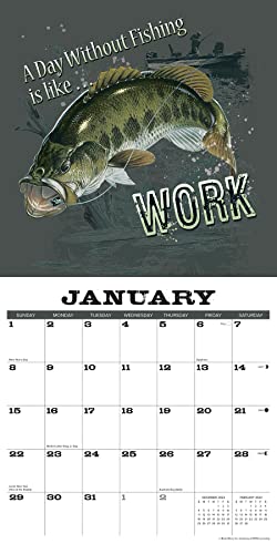 Buck Wear's Fishing Tales 2023 Wall Calendar