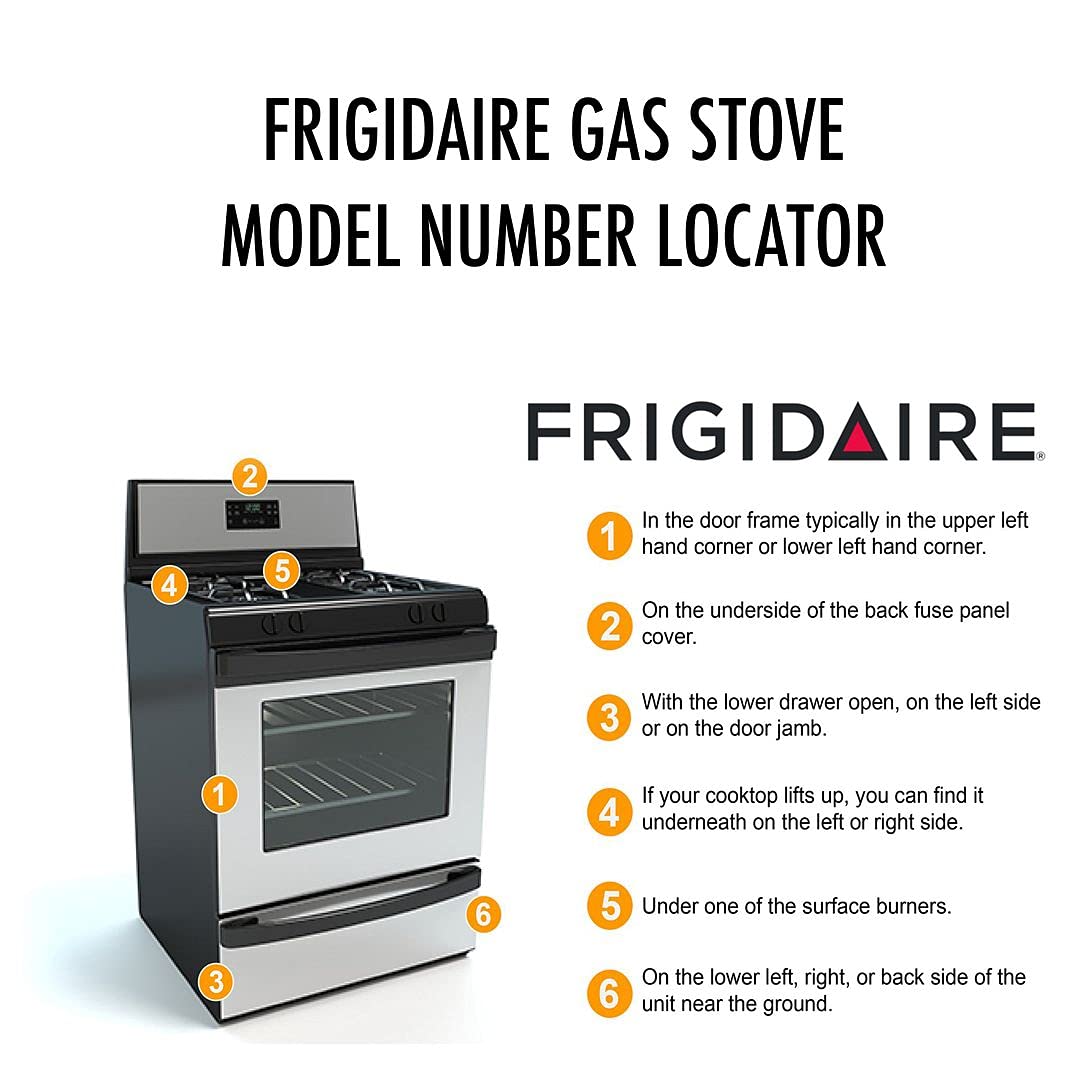 Premium Plus Stove Protectors for Frigidaire Gas Range Model FGGF3036TDA, Custom Cut, Easy to Clean Stove Liner, Made in the USA.