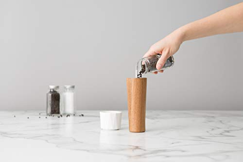 Chef'n Salt and Pepper Mill, 8 inch, Wood