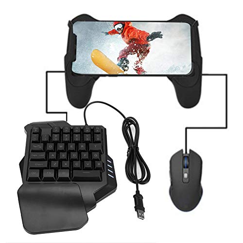 Pomya Backlit Mechanical Keyboard - One-Handed Mechanical Gaming Keyboard for Win2000 / Win XP/Win ME/Vista / Win7 / Win8