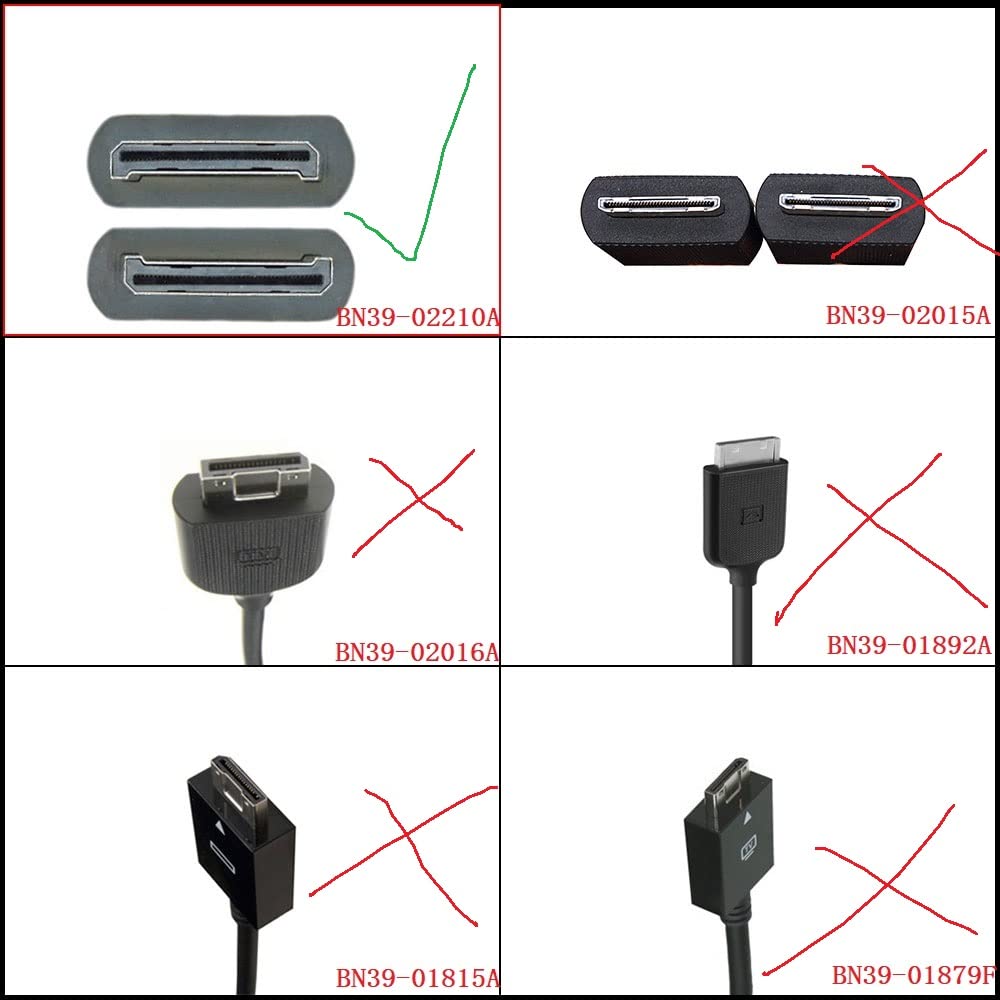 HCDZ Replacement One Connect Cable for Samsung UN55KS9500F UN60KS7900F UN60KS8000F UN60KS800DF UN65KS8000F UN65KS800DF UN65KS8500F UN65KS850DF UN65KS9000F 4K Ultra HD Smart LED HDTV TV Box