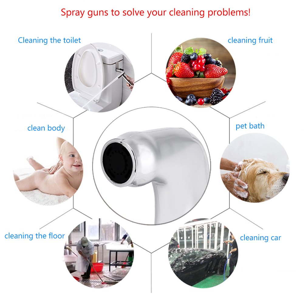 Hand Held Shower Heads Sprinkler Head, Toilet Spray Nozzle Sprinkler Shower Head, Bidet Head for Bathroom Bath
