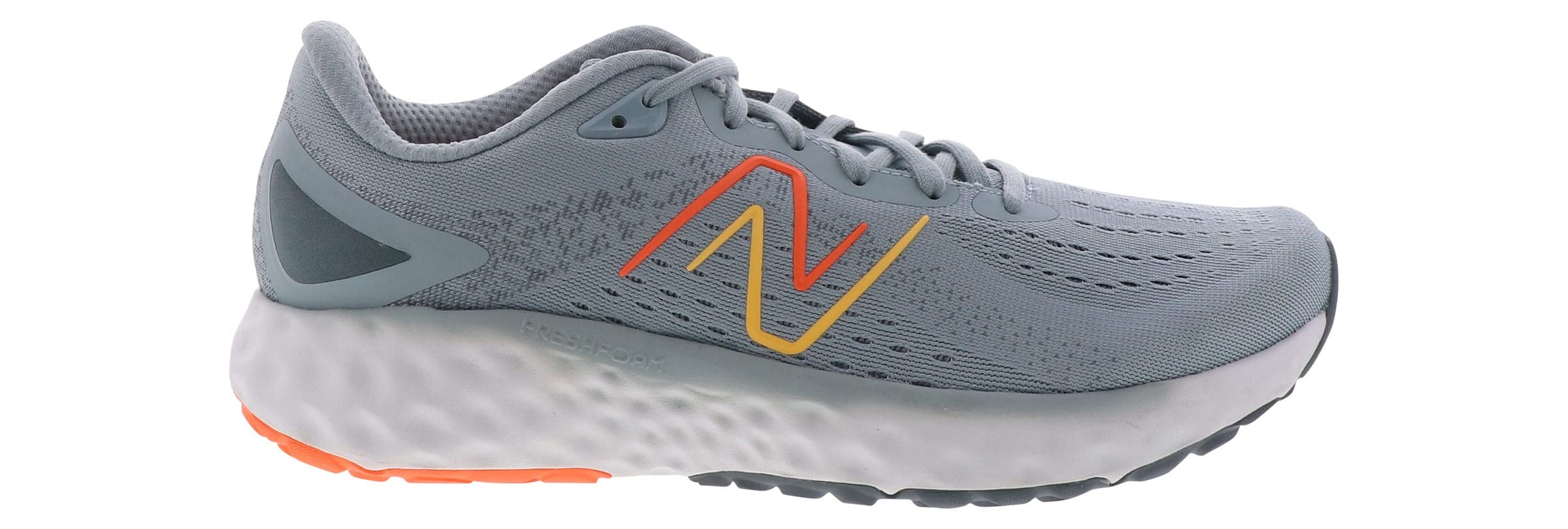 New Balance Men's Fresh Foam EVOZ V2 Running Shoe, Cyclone/Vibrant Orange/Vibrant Apricot, 11