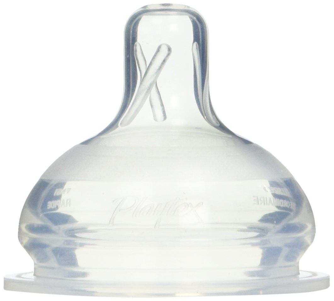 Playtex Full-Sized Nipple, Fast Flow, 2-Count