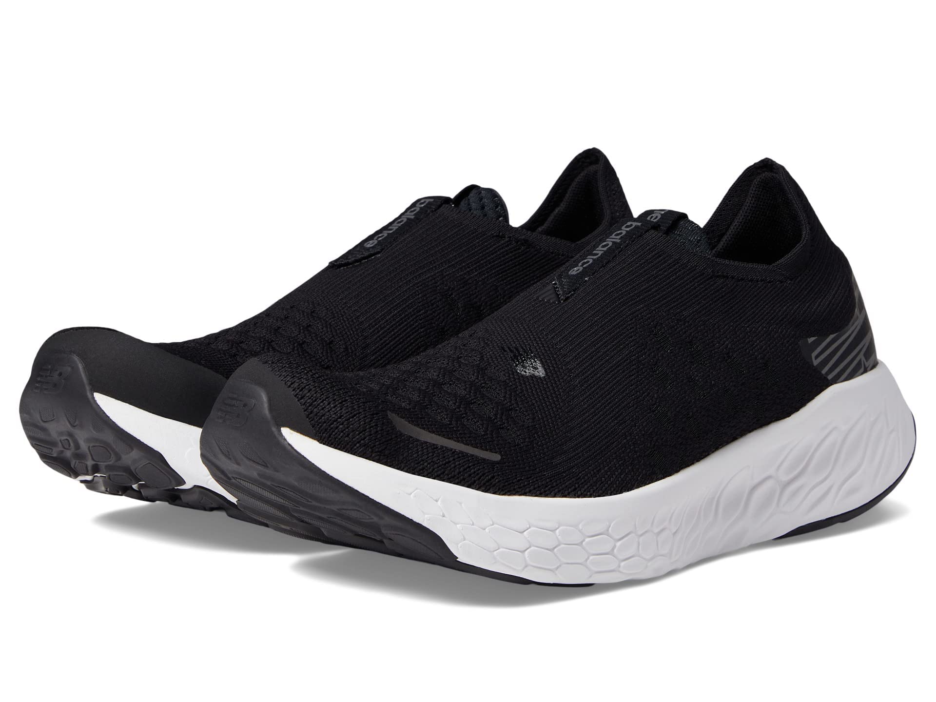 New Balance Women's Fresh Foam X 1080 Unlaced V1 Running Shoe, Black/White, 8
