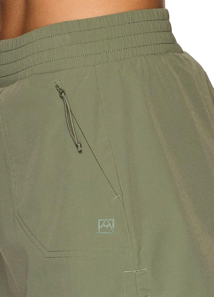 Avalanche Women's Quick Dry Woven Golf Skort with Pockets Rose Pink Ribbed Side L