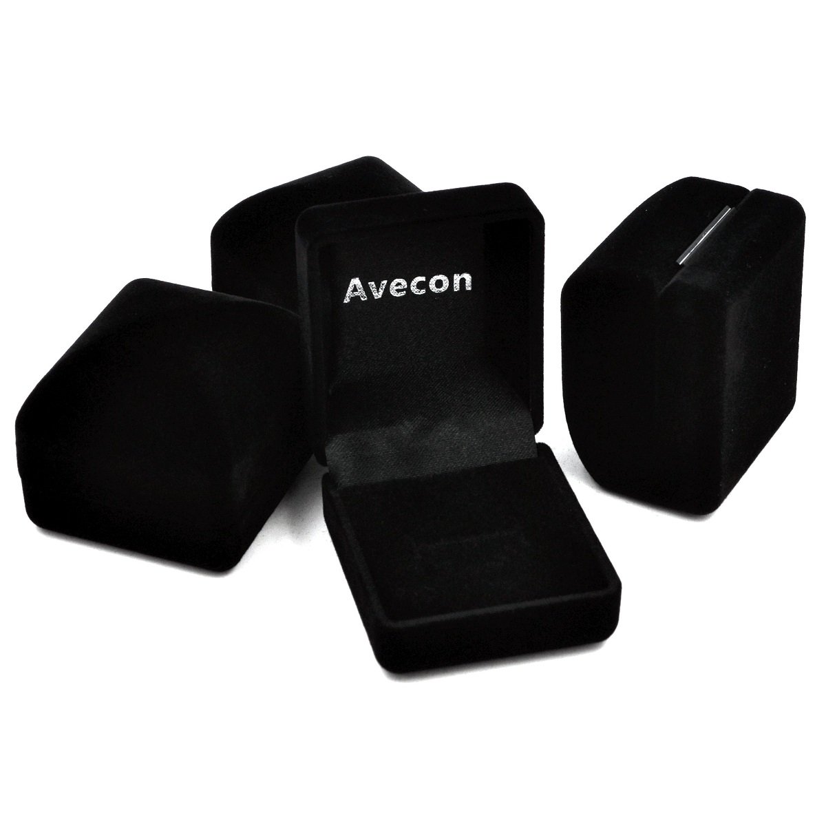 AVECON 6MM Wedding Band for Men 925 Sterling Silver 18K Gold Plated Hammered Engagement Unisex Rings Size 12