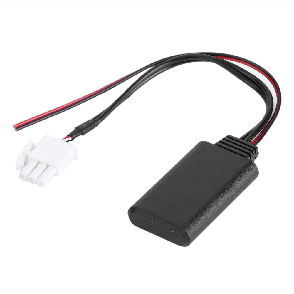 Qiilu 3-Pin AUX Bluetooth Adapter for Honda GL1800 Goldwing Car Bluetooth Wireless Audio Cable Adapter Stereo Music