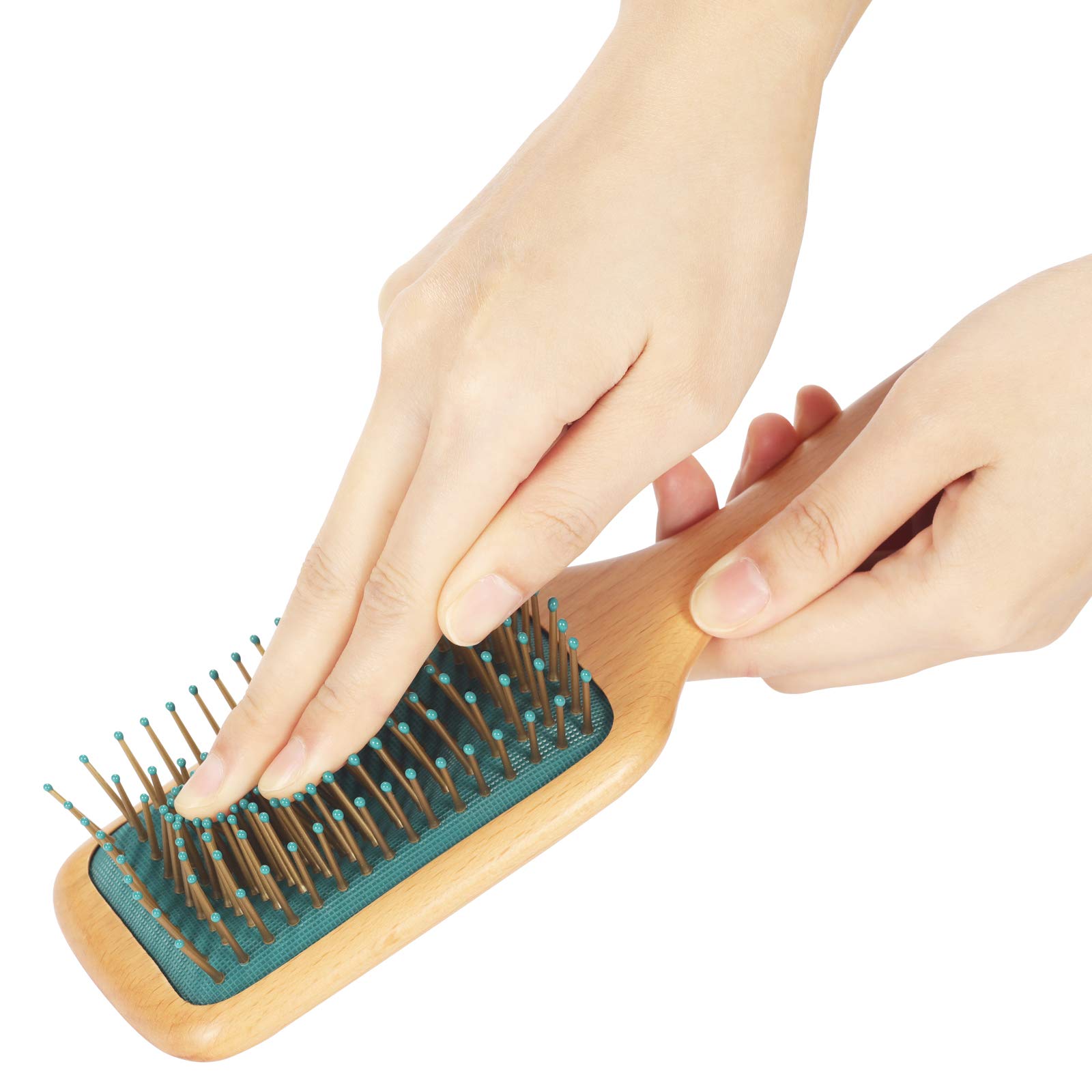 BFWood Wooden Paddle Hairbrush -