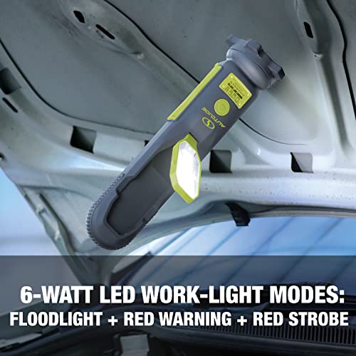 Auto Joe AJS8000 Cordless 12-Volt High Performance Vehicle Jump Starter, W/ 3W 500-Lumen LED Light, 2 USB Output, & SOS Signal, Multi-Use, Car, Truck, & Boat