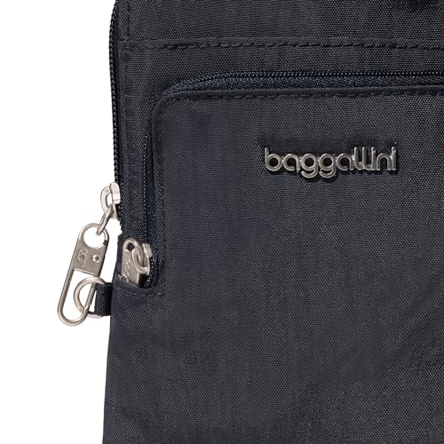 Baggallini Womens Securtex Anti-Theft Activity Crossbody Bag, French Navy