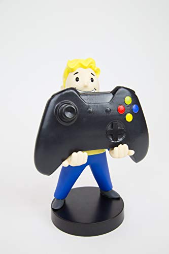 Exquisite Gaming: Fallout 76: Variant Vault Boy - Original Mobile Phone & Gaming Controller Holder, Device Stand, Cable Guys, Licensed Figure