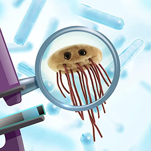 GIANTmicrobes E. Coli Plush – Learn About The Importance of Gut Health and Food Safety with This Unique Fun Gift for Families, Teachers, Chefs, Doctors, Gastroenterologists, Students and Scientists