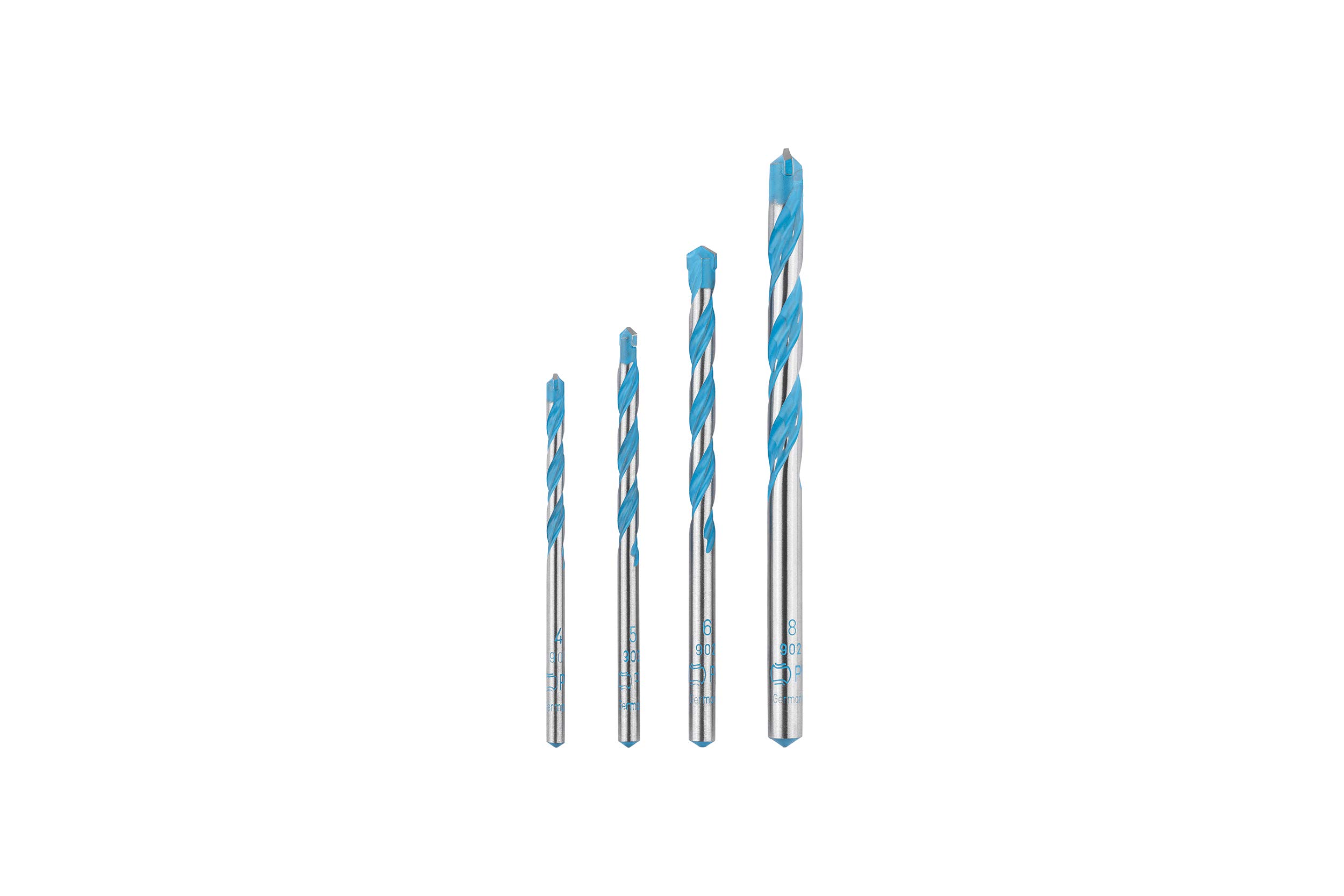 Bosch Professional 260925C100 4 TLG. Mehrzweck Bohrer Set (Zubehör Schlagbohrer) 4-Piece Multi-Purpose bit (Accessory Impact Drill)