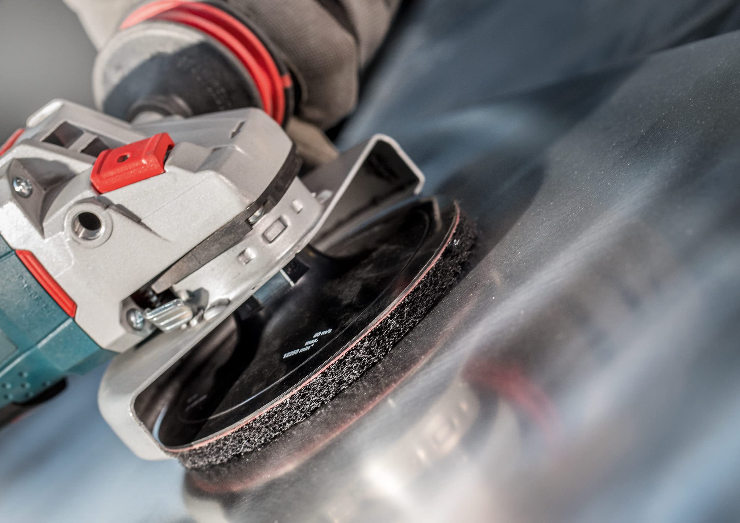 Bosch Professional 1x Expert N880 Fleece Discs (for Steel Sheets, Ø 125 mm, Grit 80/100, Accessories Random Orbital Sander)