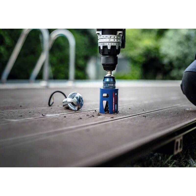 Bosch Professional 1x Expert Construction Material Hole Saw (Ø 35 mm, Accessories Rotary Impact Drill)