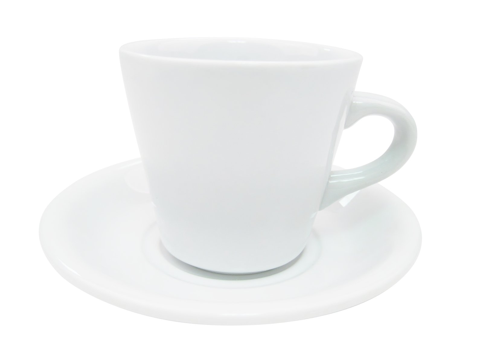 CAC China RCN-2 Clinton Rolled Edge 6-Inch Super White Porcelain Saucer, Box of 36