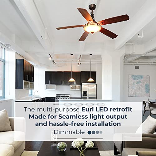 Euri Lighting EMP-2000cec-15, Dimmable LED Light Engine, 5.12" Diameter, 15W (100W Equal), 1350lm, 3000K, 4000K, 5000K, 90+ CRI, Energy Star, CEC Compliant, 5YR, 50K Hour WTY