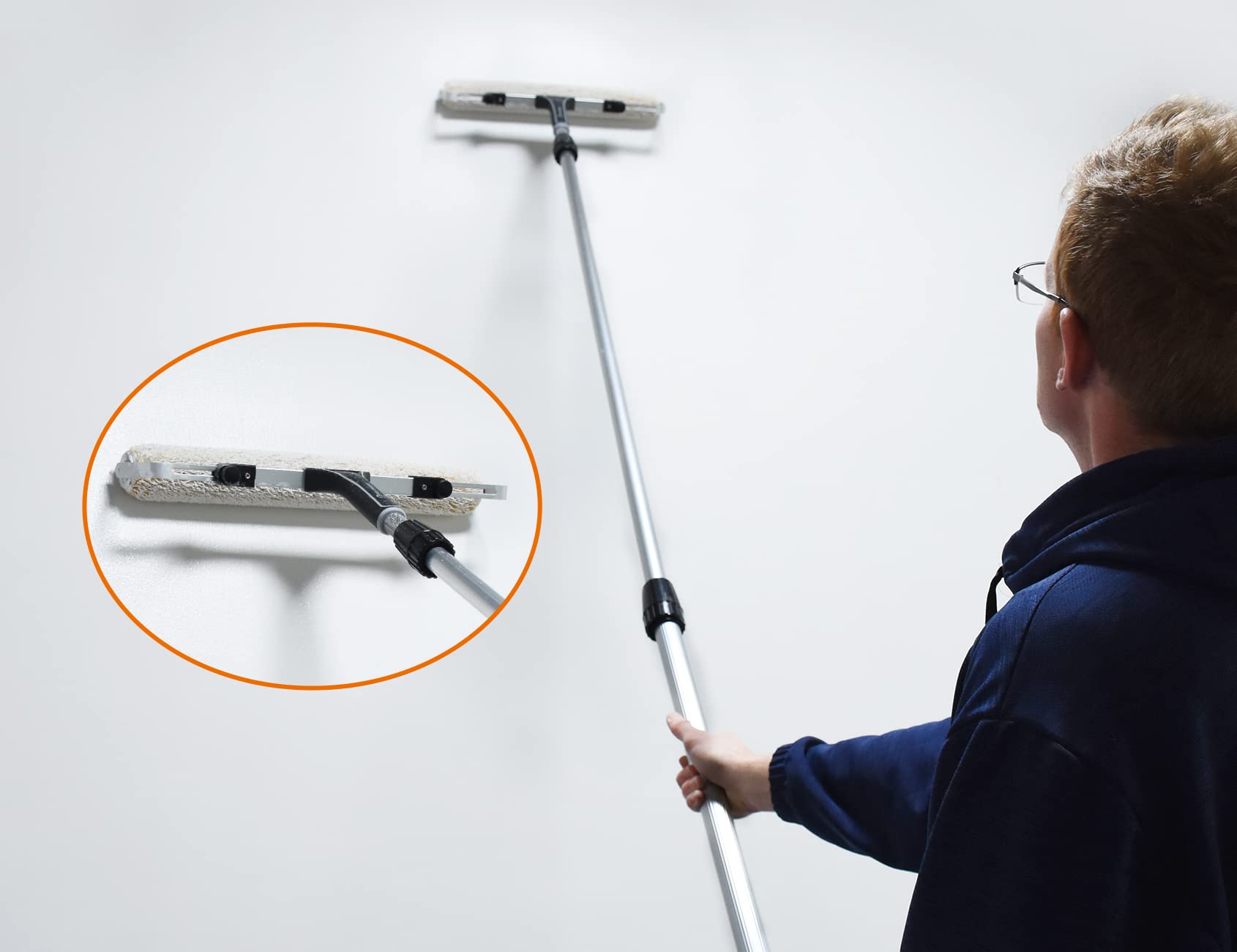 ROLLINGDOG 18 Inch Paint Roller - 18 Roller Frame,18 Paint Roller, Large Paint Roller from 12 Inch to 18 Inch