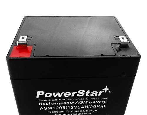 PowerStar 12V 5Ah Replacement Battery for Interstate Power Patrol SEC1055