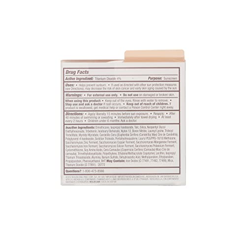 Revlon Foundation, New Complexion One-Step Face Makeup, Longwear Light Coverage with Matte Finish, SPF 15, Cream to Powder Formula, Oil Free, 001 Ivory Beige, 0.35 Oz