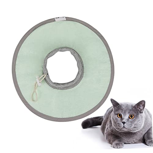 DOITOOL 2 Pcs Pet Protective Collar Pet Healing Cone Pet Pets Lick Cone Cat Recovery Cone -Lick Collar Pet Recovery Cat Collar Elizabethan Pet Collar Headgear Water
