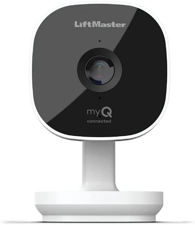 LiftMaster myQ Smart Garage HD Camera - WiFi Enabled - myQ Smartphone Controlled - Two Way Audio - Works with Key by Amazon in-Garage Delivery - Model MYQ-SGC1WLM, + Lens Cleaning Cloth