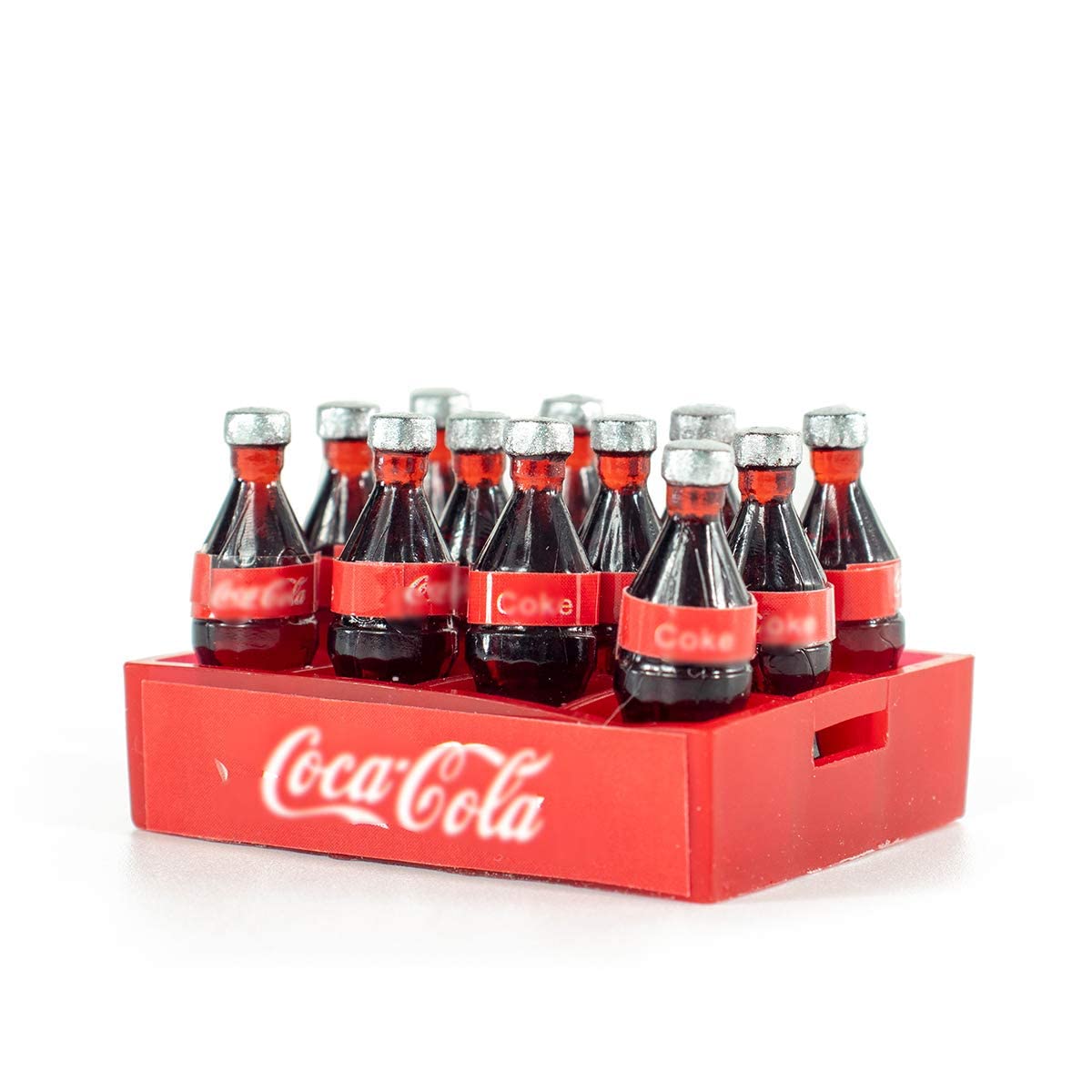 RC Car 1/10 Mini Bottle and Tray Model Toys Decorative Accessories for CC01 RC4WD Axial SXC10 Tamiya D90 D110 TRX-4 Trx4 Rock Crawler Car TF2 (Silver)