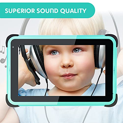 CWOWDEFU Kids Tablet Android 11 Tablet for Kids Children's Tablet COPPA Certified, 32GB ROM 2GB RAM Touch Screen Child Toddler Tablets (Green)