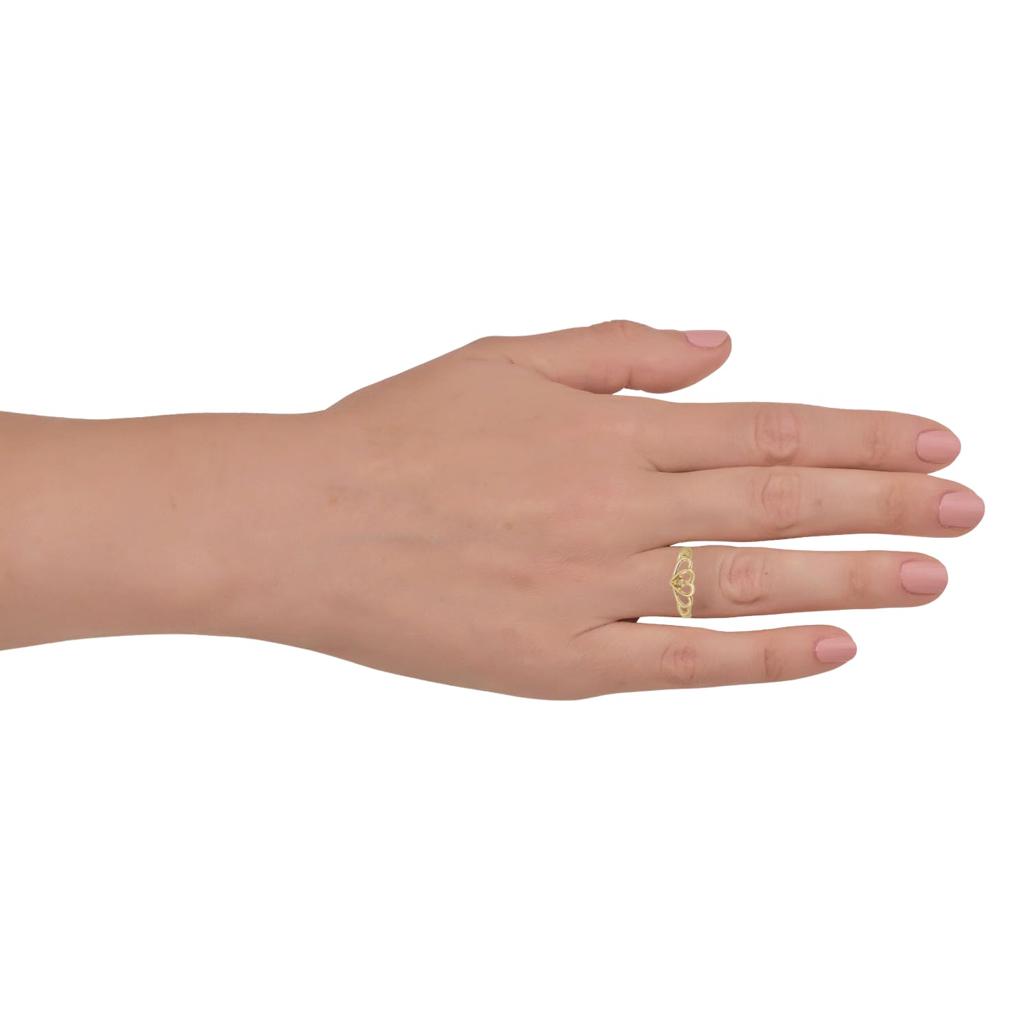AVORA 10K Yellow Gold November Birthstone-Genuine Citrine Ring, Size 8 - Size 8