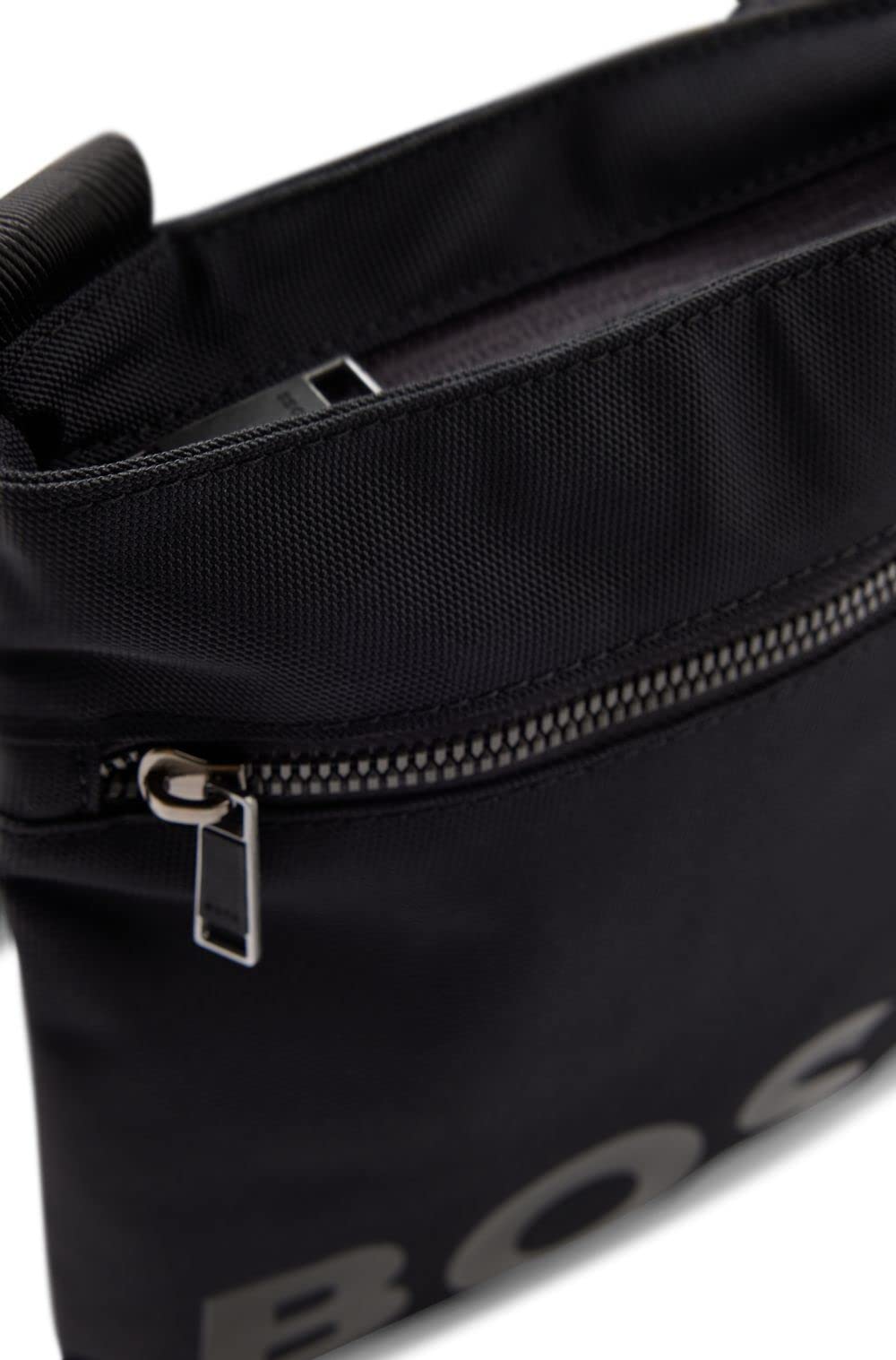 BOSS Men's Catch_s Zip Env Satchel Bag, ONESI, Black