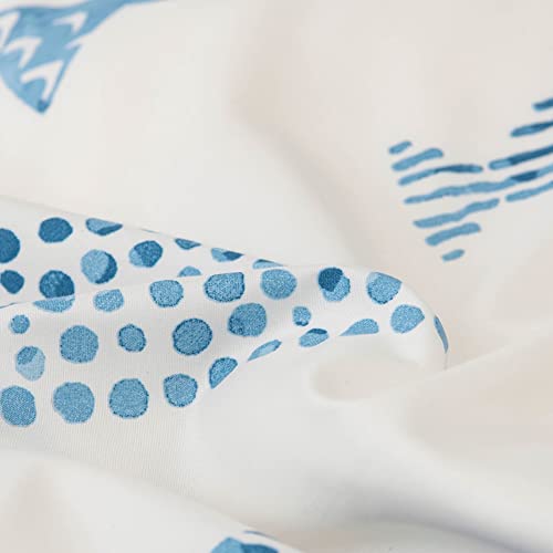 Kawaii Duvet Cover King Size, 3 Pieces Soft Lightweight Microfiber Duvet Cover Set, Tropical Hawaiian Bedding Comforter Cover Set with Zipper Ties, 1 Duvet Cover and 2 Pillowcases, No Comforter