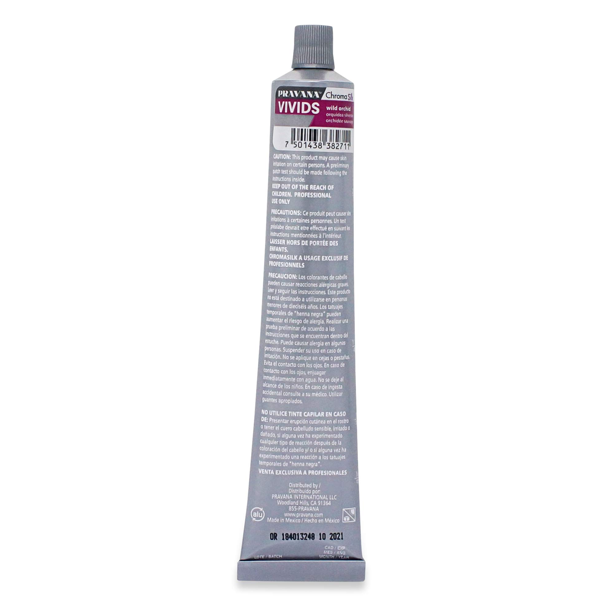 Pravana Chroma Silk Creme Hair color Vivids Wild Orchid 3 oz