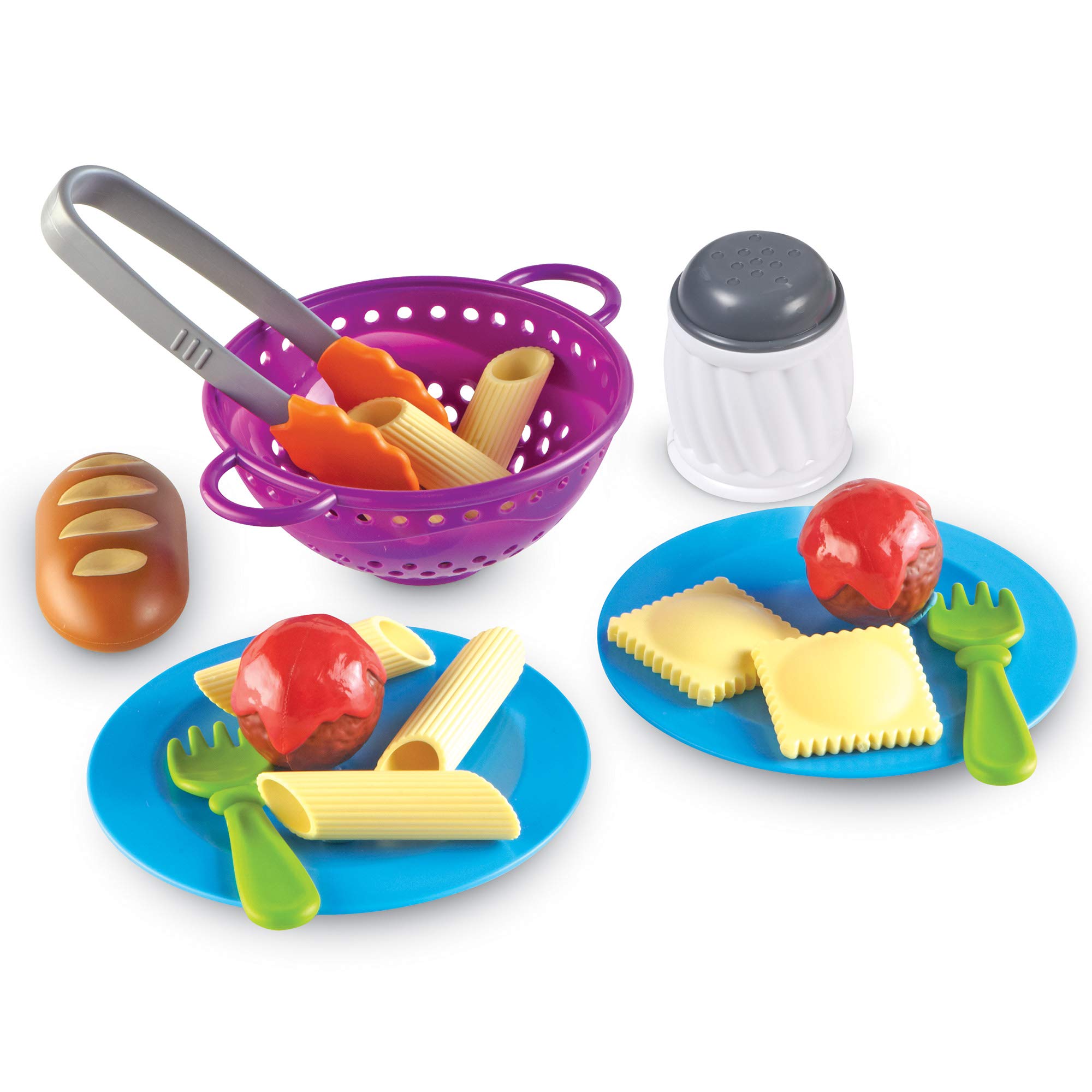 Learning Resources New Sprouts Pasta Time - 20 Pieces, Ages 2+ Pretend Play Food for Toddlers, Preschool Learning Toys, Kitchen Play Toys for Kids