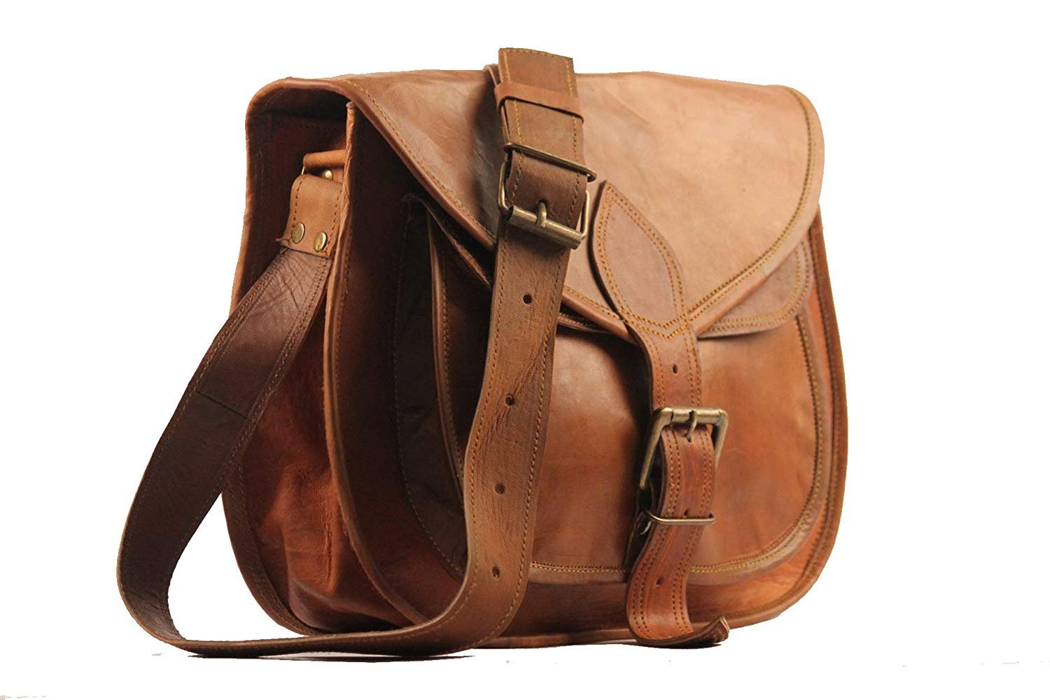 Leather Bag Crossbody Bags for women Gypsy Bag Shoulder Bag Travel Tote bag (13 INCH)
