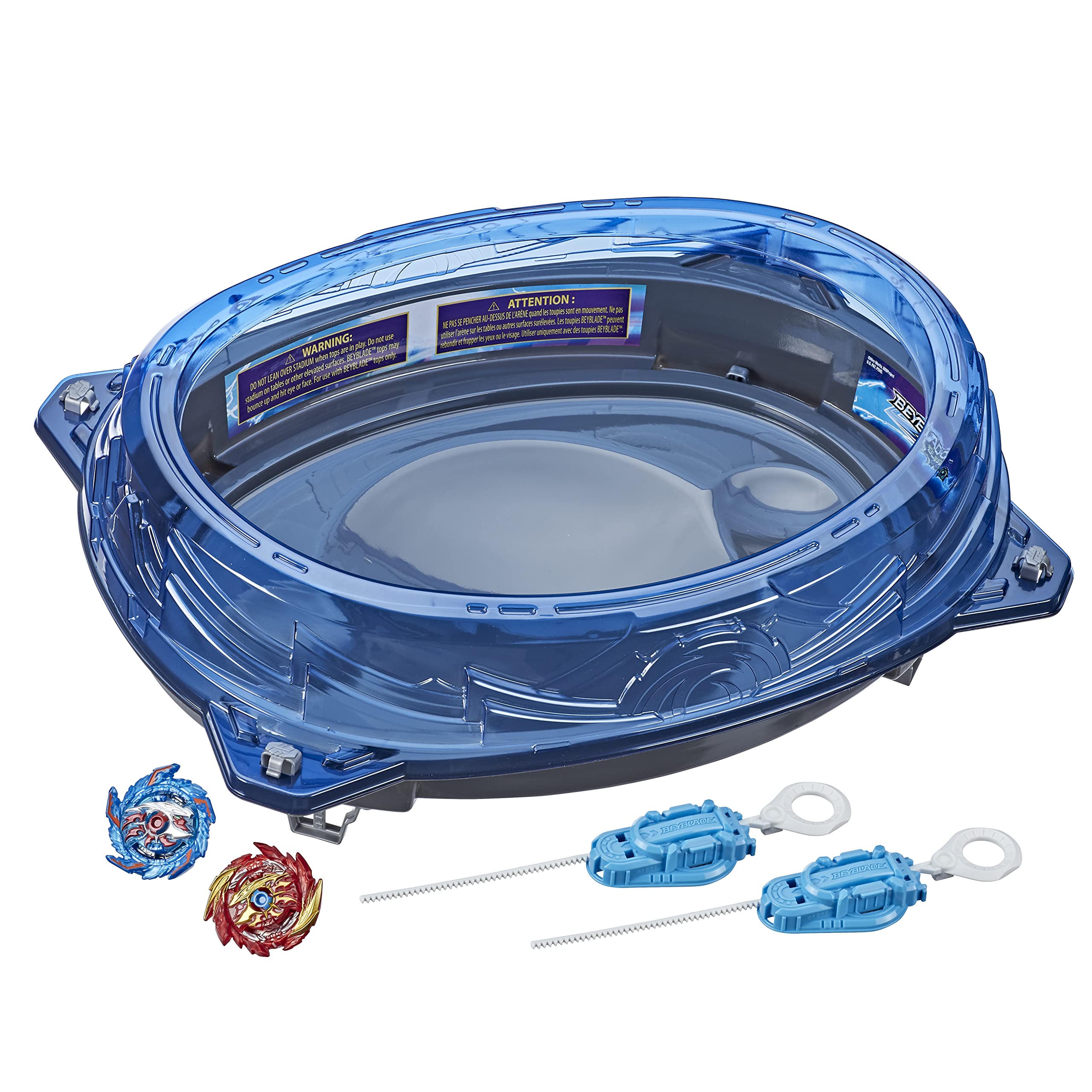 Beyblade Burst Surge Speedstorm Volt Knockout Battle Set β Complete Battle Game Set with Beystadium, 2 Battling Top Toys and 2 Launchers