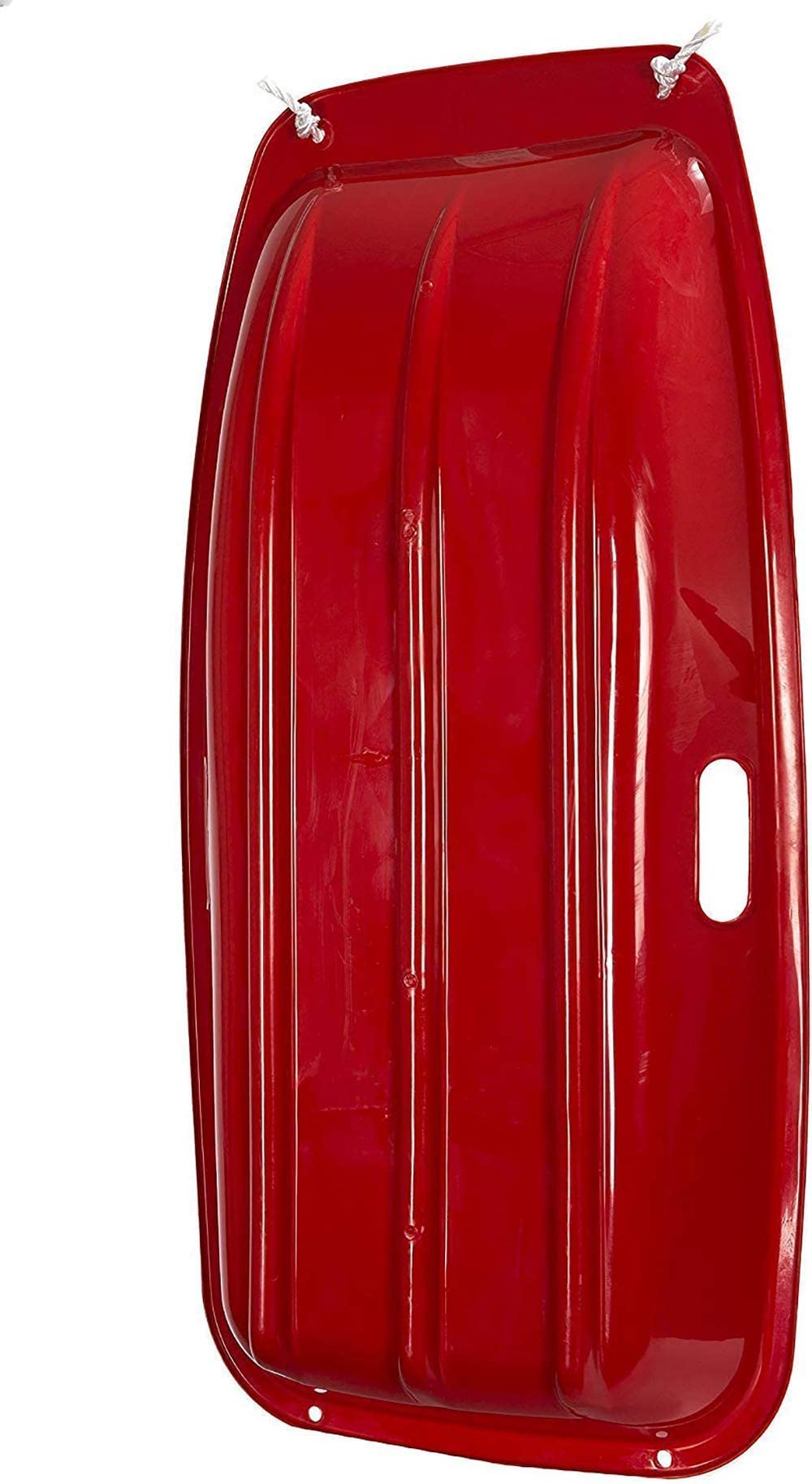 Avalanche Brands - 35" Classic Downhill Toboggan Snow Sleds - Red & Pink
