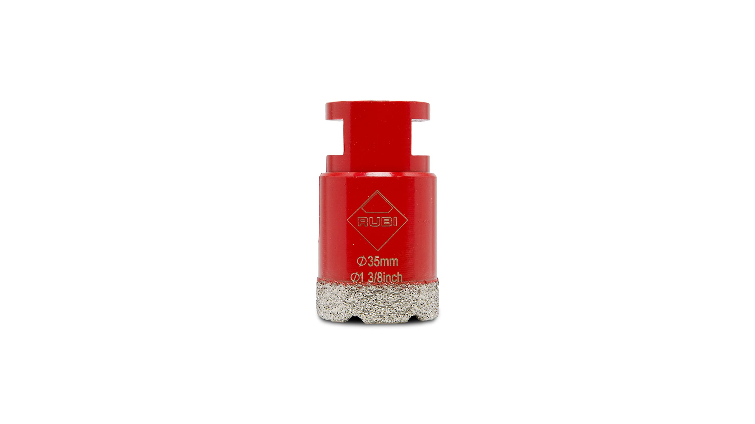 RUBI 4912 Drygres 35mm Diamond Drill Bit (Dry), Metallic Silver, diámetro de 35 mm