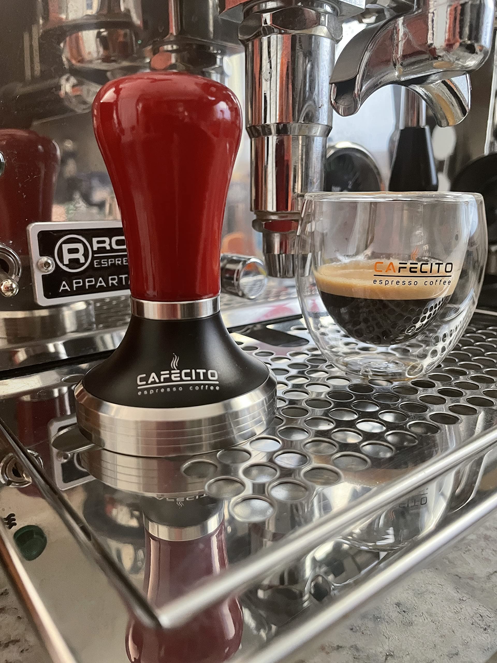Cafecito Espresso Coffee Cafecito Double Wall Espresso Glass Cups | 80ml Espresso Shot Glass Cups Set of 2 Shot Cups Set