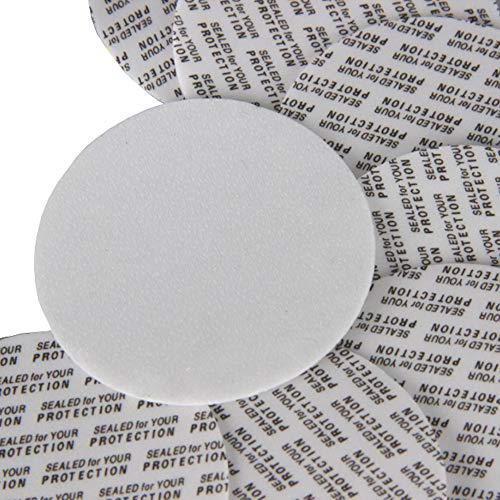 NANSHINE 500pcs Pressure Activated Seals Cap Liners 24mm(0.94") Foam Sealing inserts for Glass & Plastic Jar Bottles Containers No Induction Sealer Needed