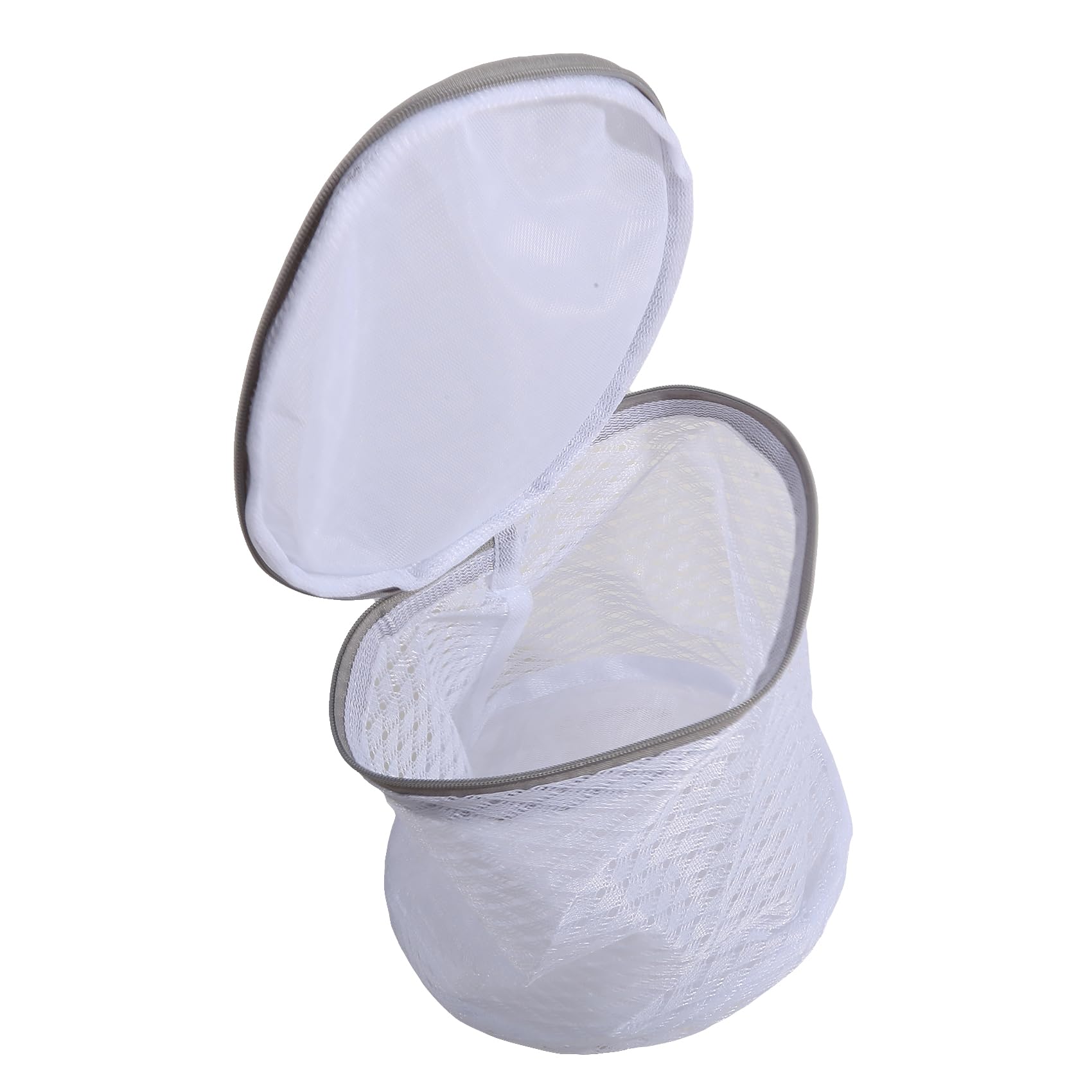 Dearanswer Delicate Bra Washing Bag Lingerie Mesh Laundry Bag with Hanging Loop Underwear Bag for Socks Undershirt,Light white