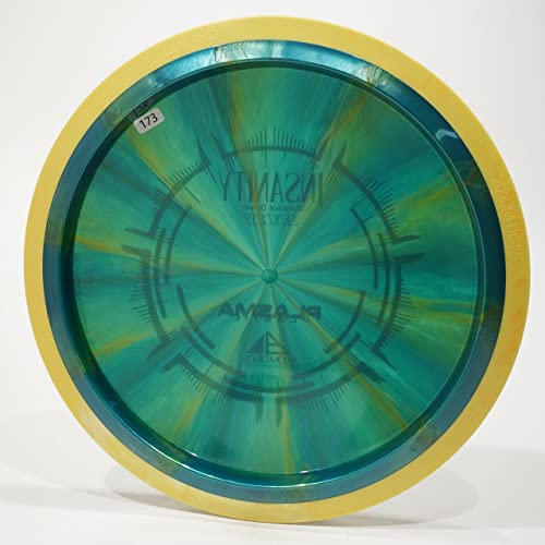 Axiom Insanity (Plasma) Driver Golf Disc, Pick Your Disc 171g Swirly Blue w/Blue Rim