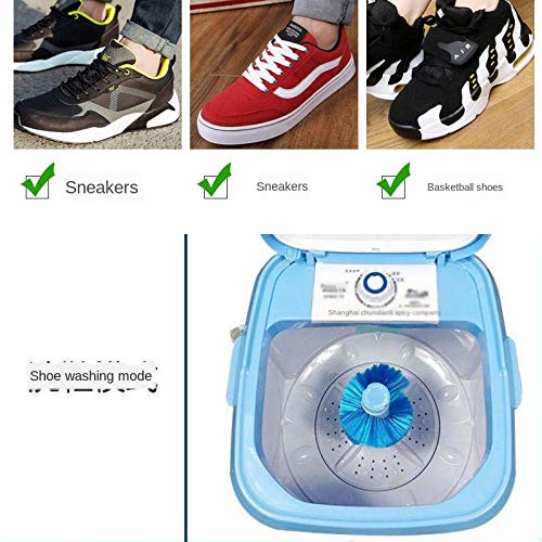 BHVXW Small Household Laundry Wash Shoes Machine Three Washing Machine This Product Has Shoe Washing with Laundry Easily Convert Function