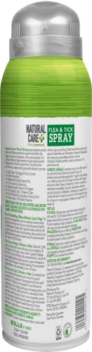 Natural Care Flea and Tick Spray for Dogs and Cats | Flea Treatment for Dogs and Cats | Flea Killer with Certified Natural Oils | 14 Ounces
