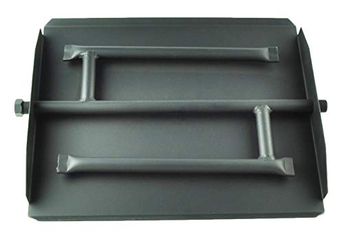 Dreffco 23" Triple Gas Burner for Indoor Vented Gas Fireplace Complete with Connection Kit for Either NG or LP. Now Includes a Bonus Bag of Glowing Embers!