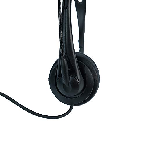 Klykon 2 Pin Motorola Ear Pieces Noise Cancelling Earpiece Headphone Overhead Headset for Motorola walkie Talkie 2 Way Radio Cls1110 Cls1410 Cp200 etc
