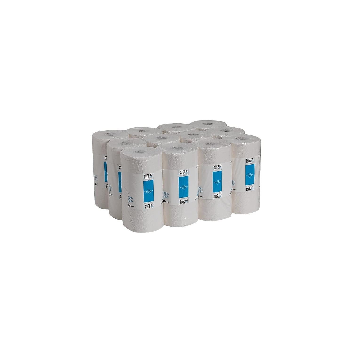 Georgia Pacific 27700 Perforated Paper Towel, 8 4/5 x 11, White, 250/Roll, 12 Rolls/Carton