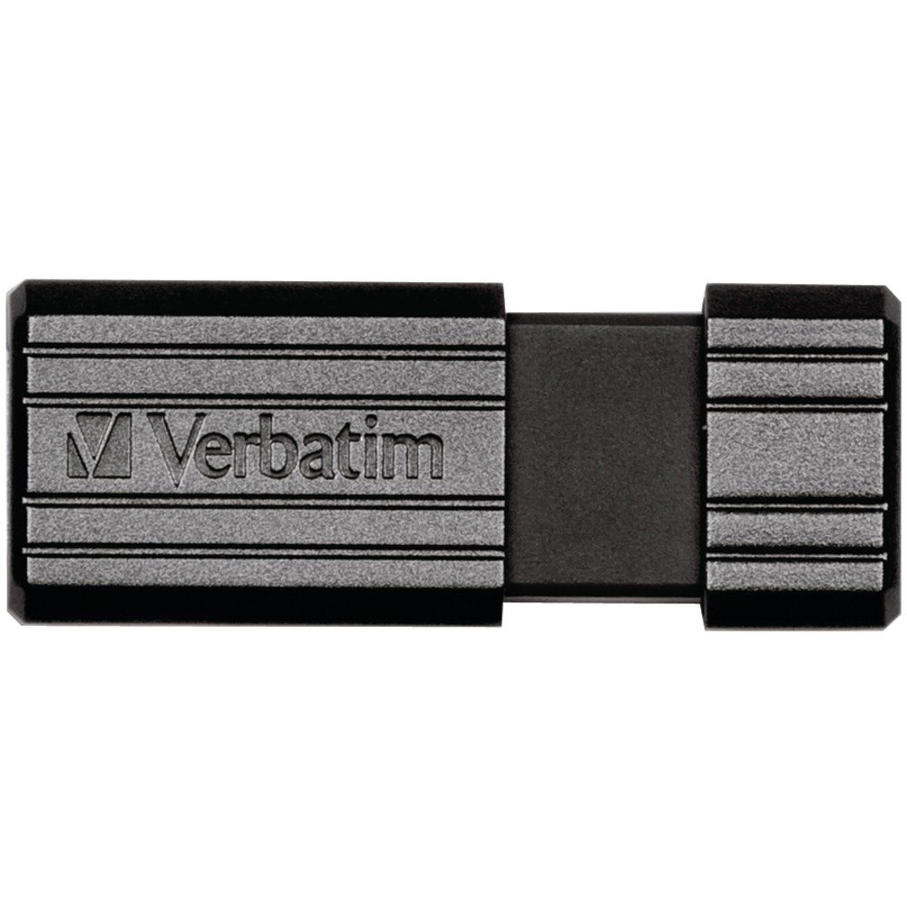 Verbatim VER49064 - 32GB Pinstripe USB Flash Drive - Black