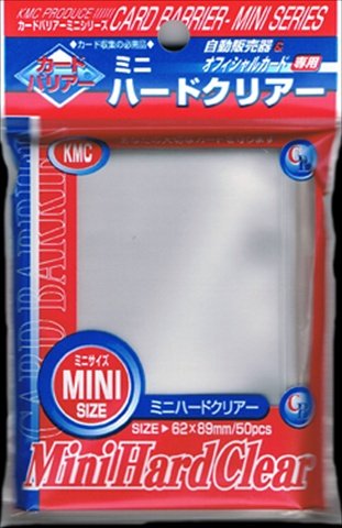 KMC Sleeves MS1331 Deck Protectors Mini Clear44; Pack - 50